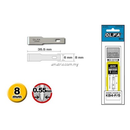 Olfa KB4-F/5 Blades For Model AK-4 (5pcs/pack)